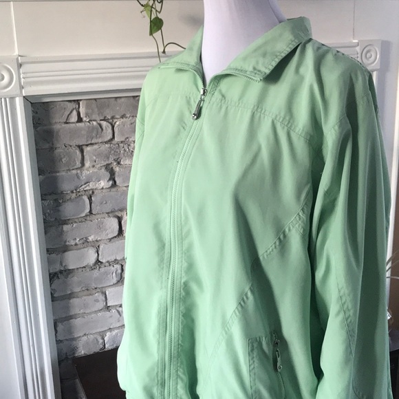 Koret | Jackets & Coats | Koret Sport Green Zipper Jacket Windbreaker ...